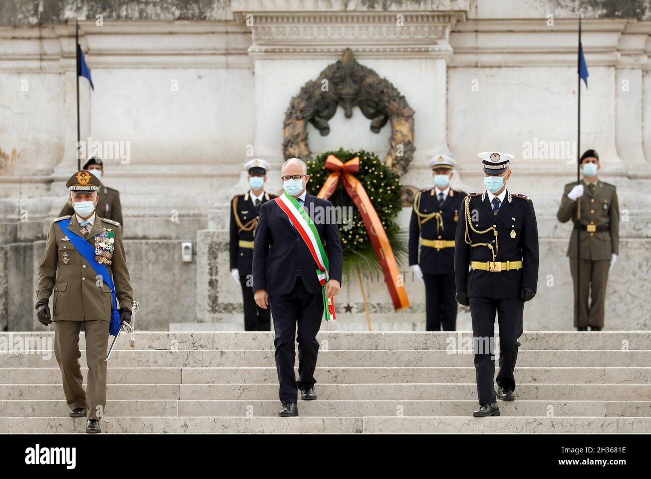 Italy, Rome, october 25, 2021 : The new Mayor of Rome Roberto Gualtieri ...