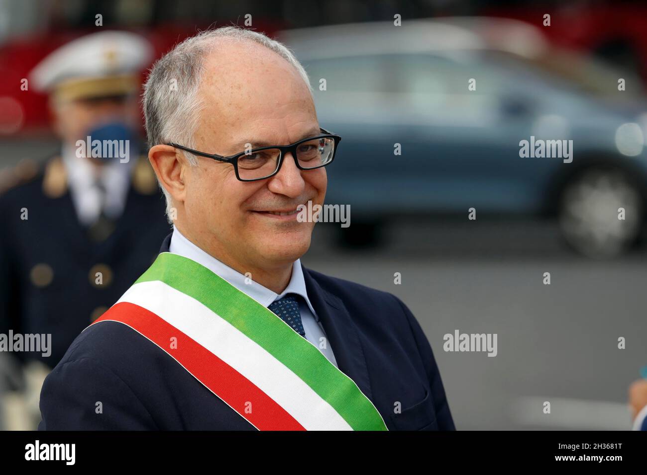 Italy, Rome, october 25, 2021 : The new Mayor of Rome Roberto Gualtieri ...