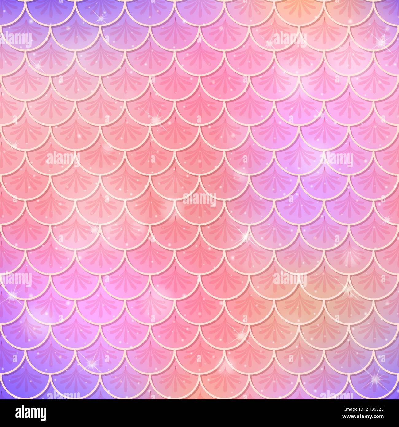 Fish scale seamless pattern background illustration Stock Vector Image ...