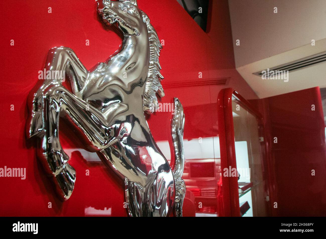 Ferrari logo jacket hi-res stock photography and images - Alamy