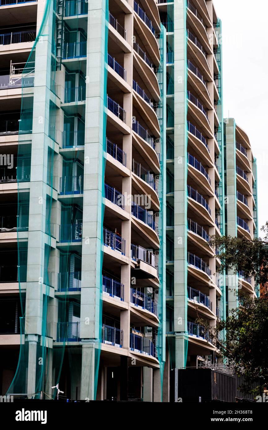 High Rise Block Of Flats Or Apartments In Central London England UK ...