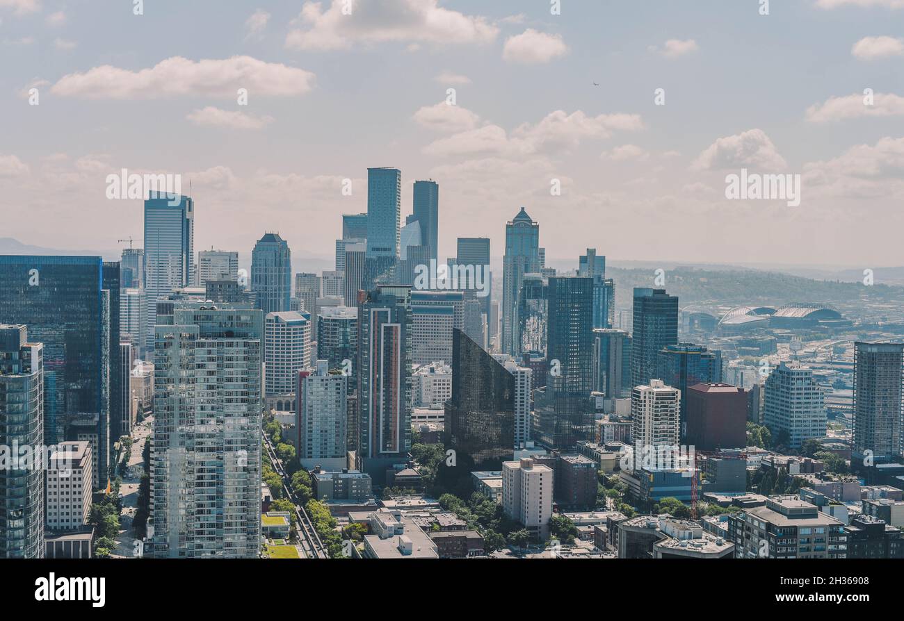 Seattle skyline views hi-res stock photography and images - Alamy