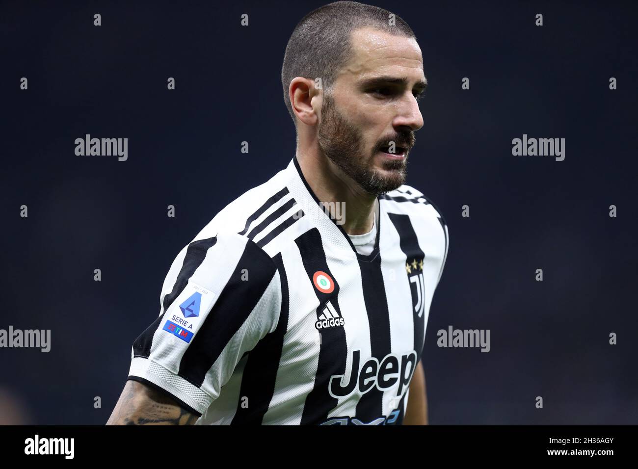 Leonardo Bonucci of Juventus Fc looks on during the Serie A match ...