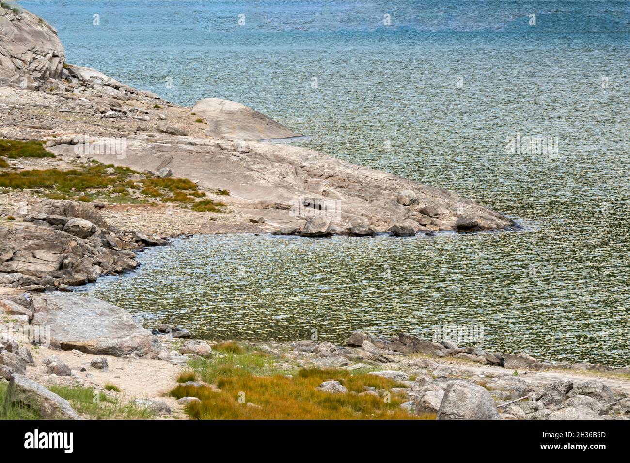 mountain on Ceresole Reale lake in Piedmont in Italy Stock Photo - Alamy