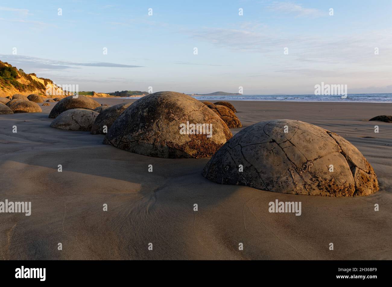 Moeraki Boulders were formed millions of years ago through a geological ...