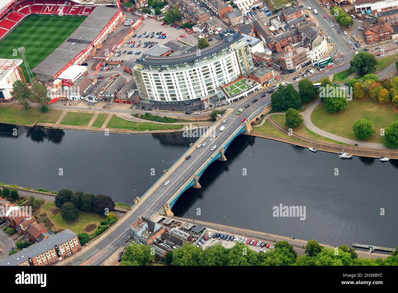 River trent city ground lady bay bridge hi-res stock photography and ...