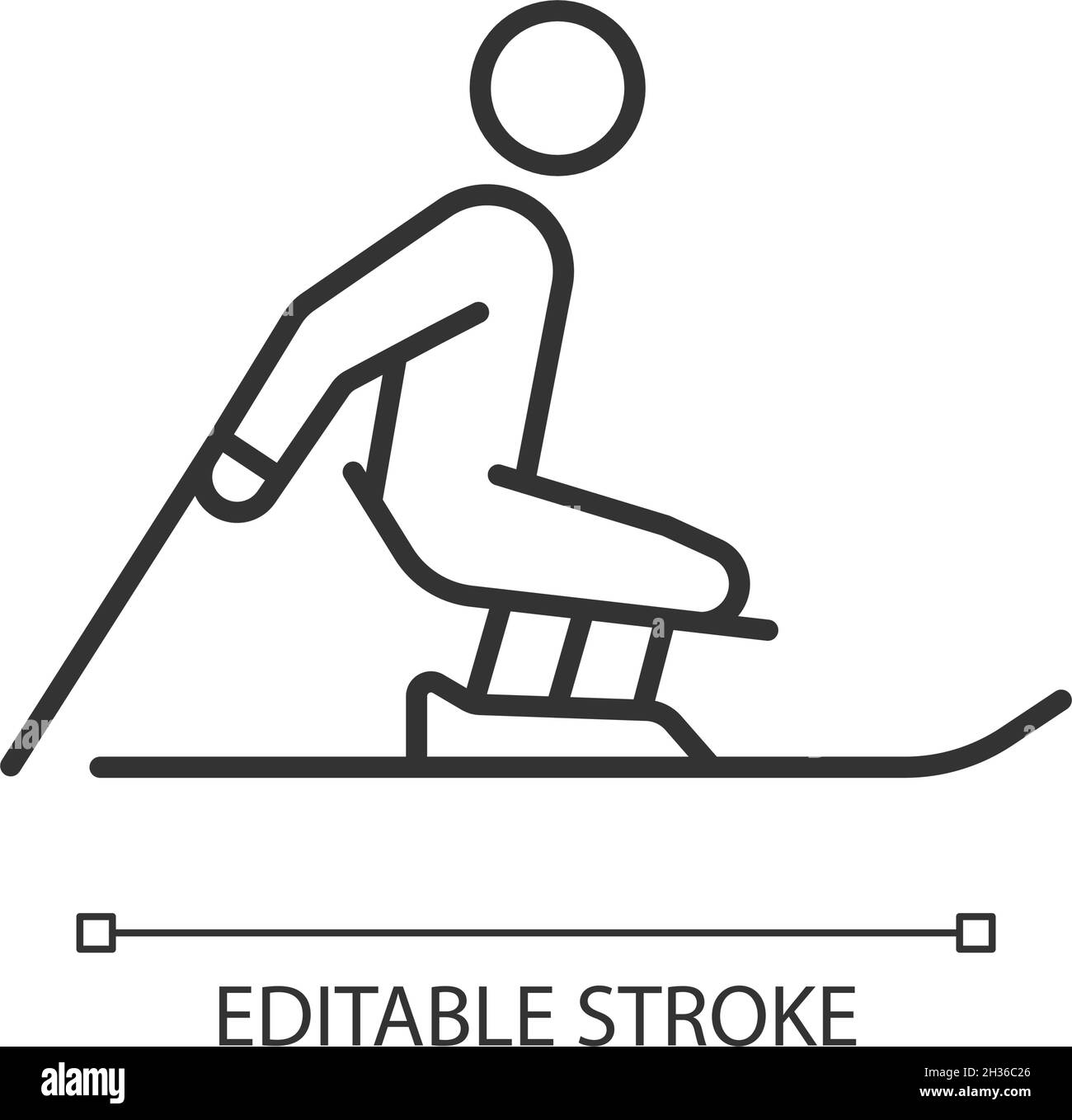 Alpine athlete Black and White Stock Photos & Images - Alamy