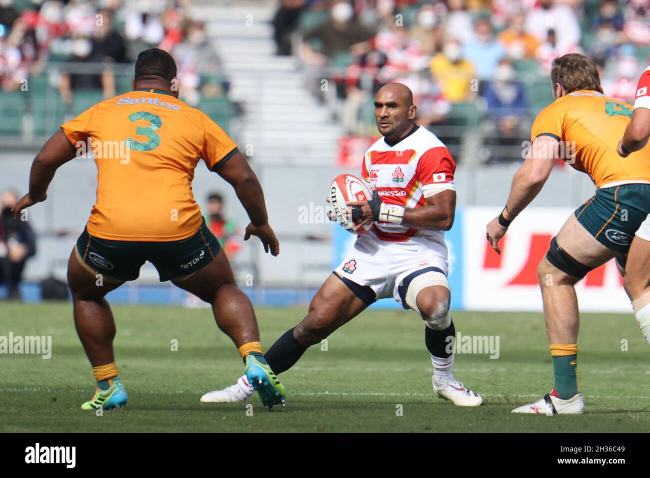 Oita, Japan. 23rd Oct, 2021. Semisi Masirewa (JPN) Rugby : Lipovitan D ...
