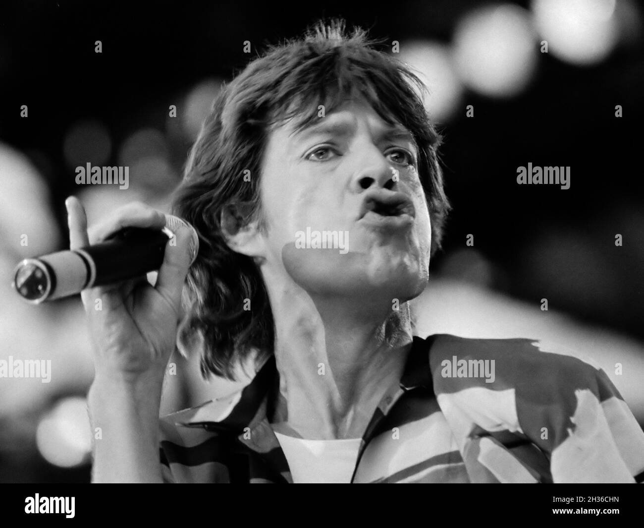 Photographic Portrait - Mick Jagger - 1982 Stock Photo - Alamy