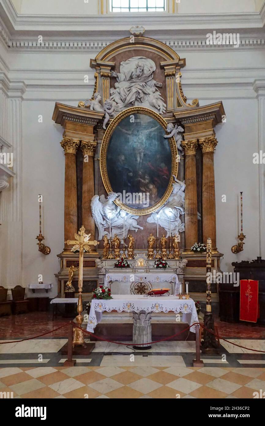 Church of St. Thomas, Altar, Castel Gandolfo, Lazio, Italy, Europe ...