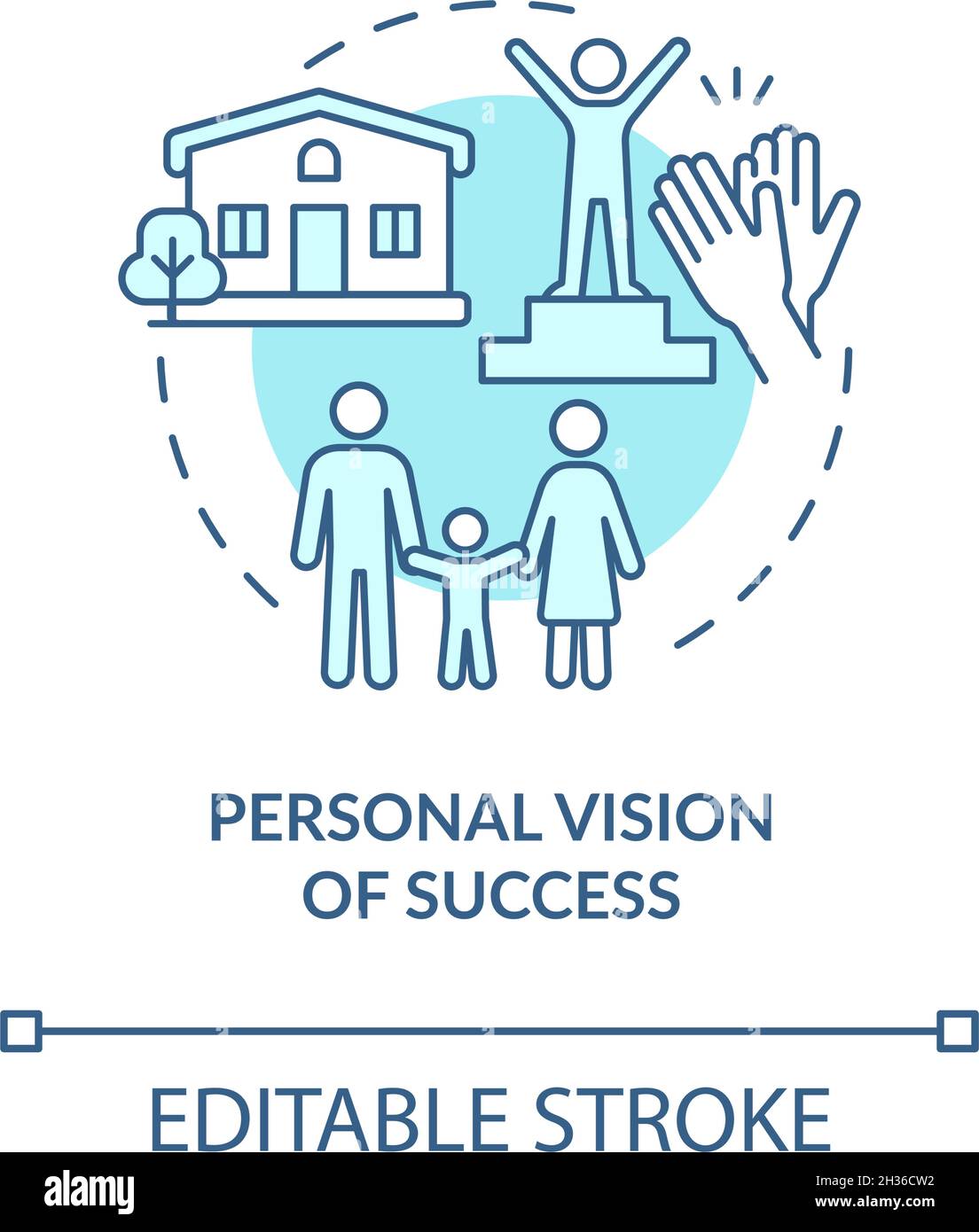 Positive life setting Stock Vector Images - Alamy