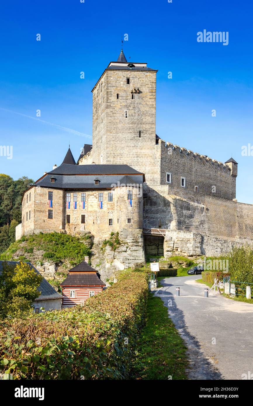 Gotický hrad Kost u Sobotky, Cesky raj, Ceska republika / gothic castle ...