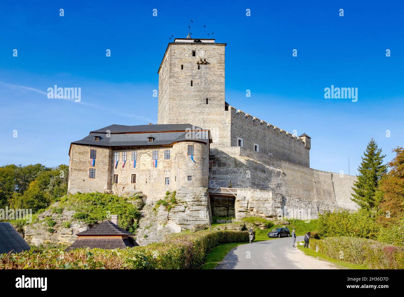 Gotický hrad Kost u Sobotky, Cesky raj, Ceska republika / gothic castle ...
