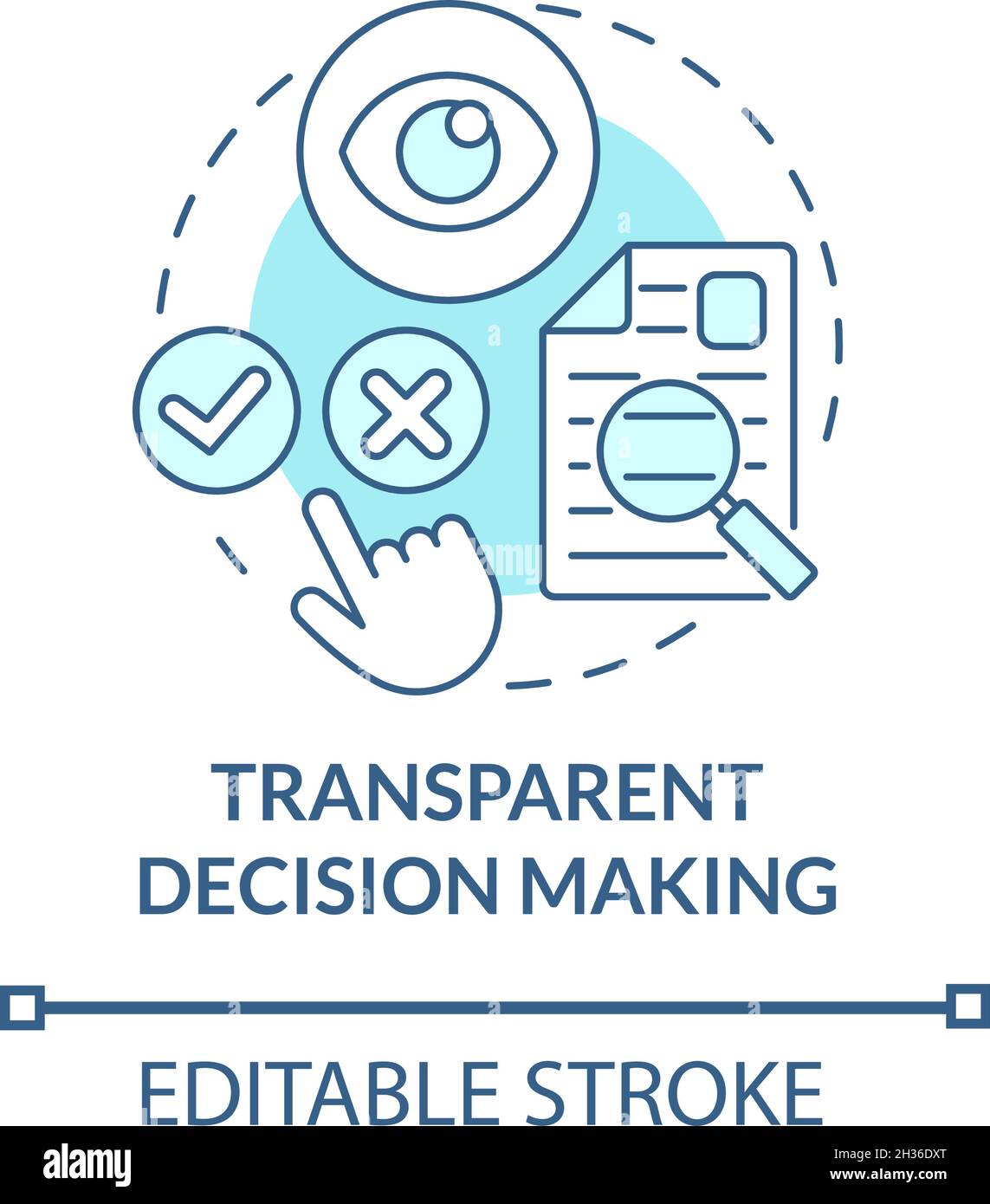 Accountability and transparency Stock Vector Images - Alamy