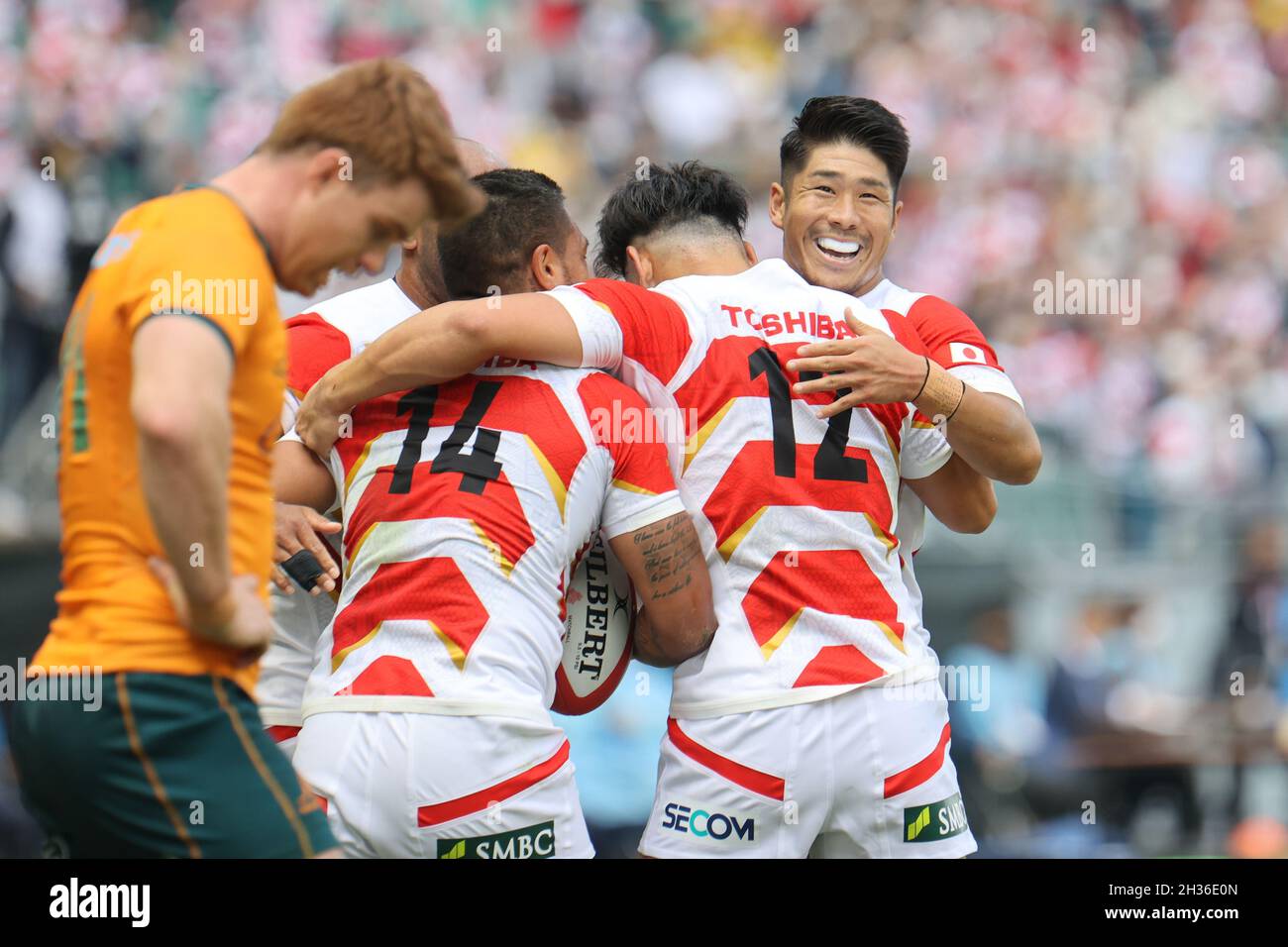 Oita, Japan. 23rd Oct, 2021. (L-R) Lomano Lava Lemeki (JPN), Ryoto ...