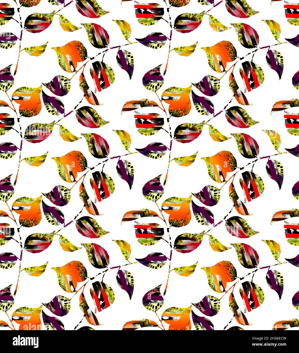 seamless fabric print pattern, colorful designs, dress patterns Stock ...