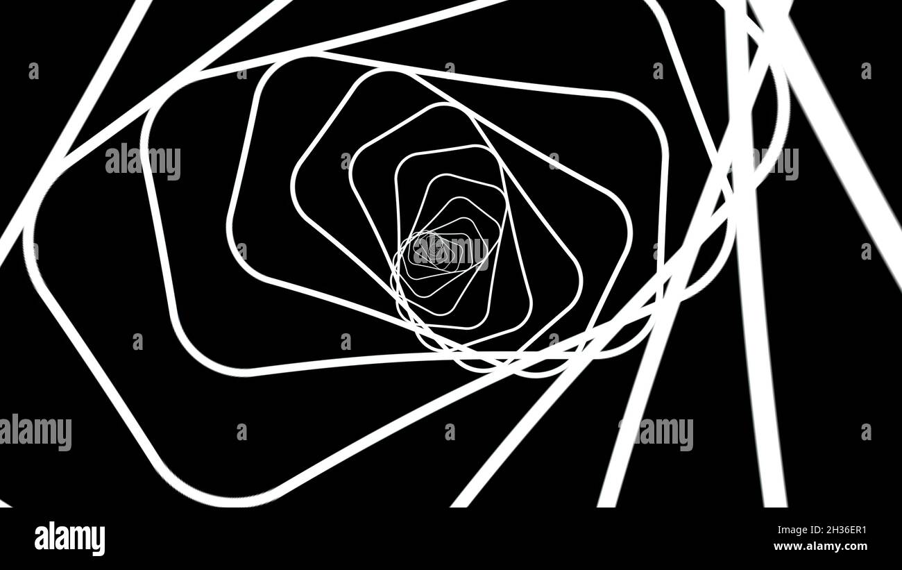 3d illustration of 3d grid infinite space Stock Photo - Alamy