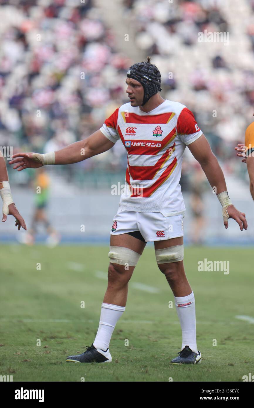 Oita, Japan. 23rd Oct, 2021. Pieter Lappies Labuschagne (JPN) Rugby ...