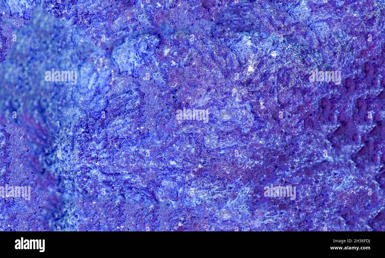 Macro shot of blue quartz for wallpaper and background Stock Photo - Alamy