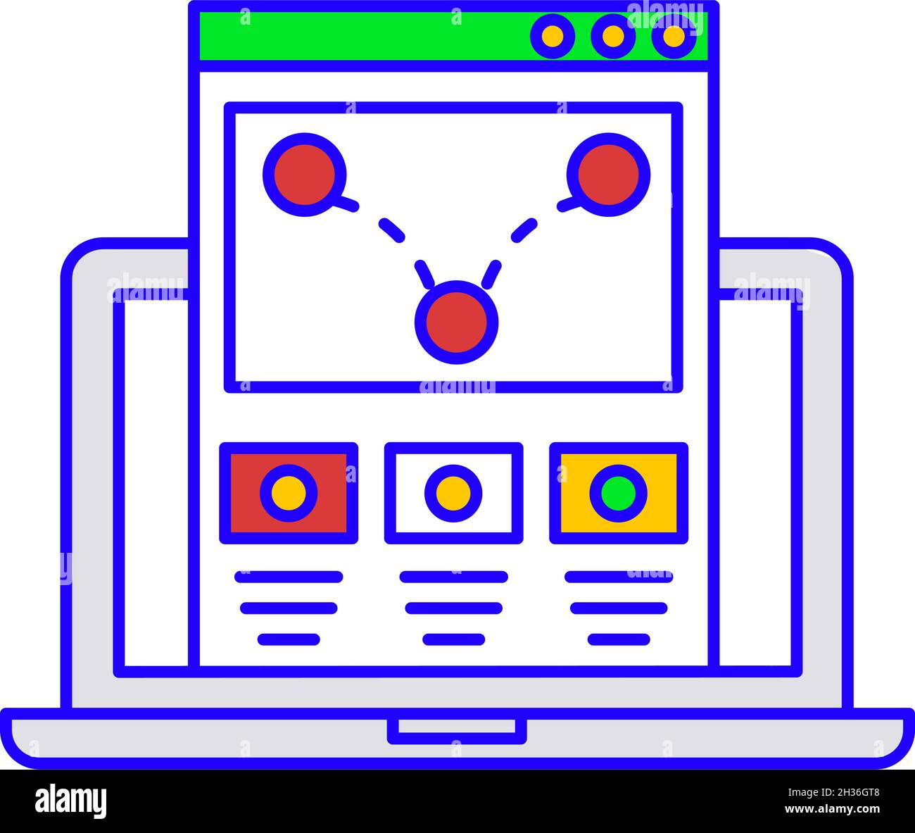 Digital bounce Stock Vector Images - Alamy