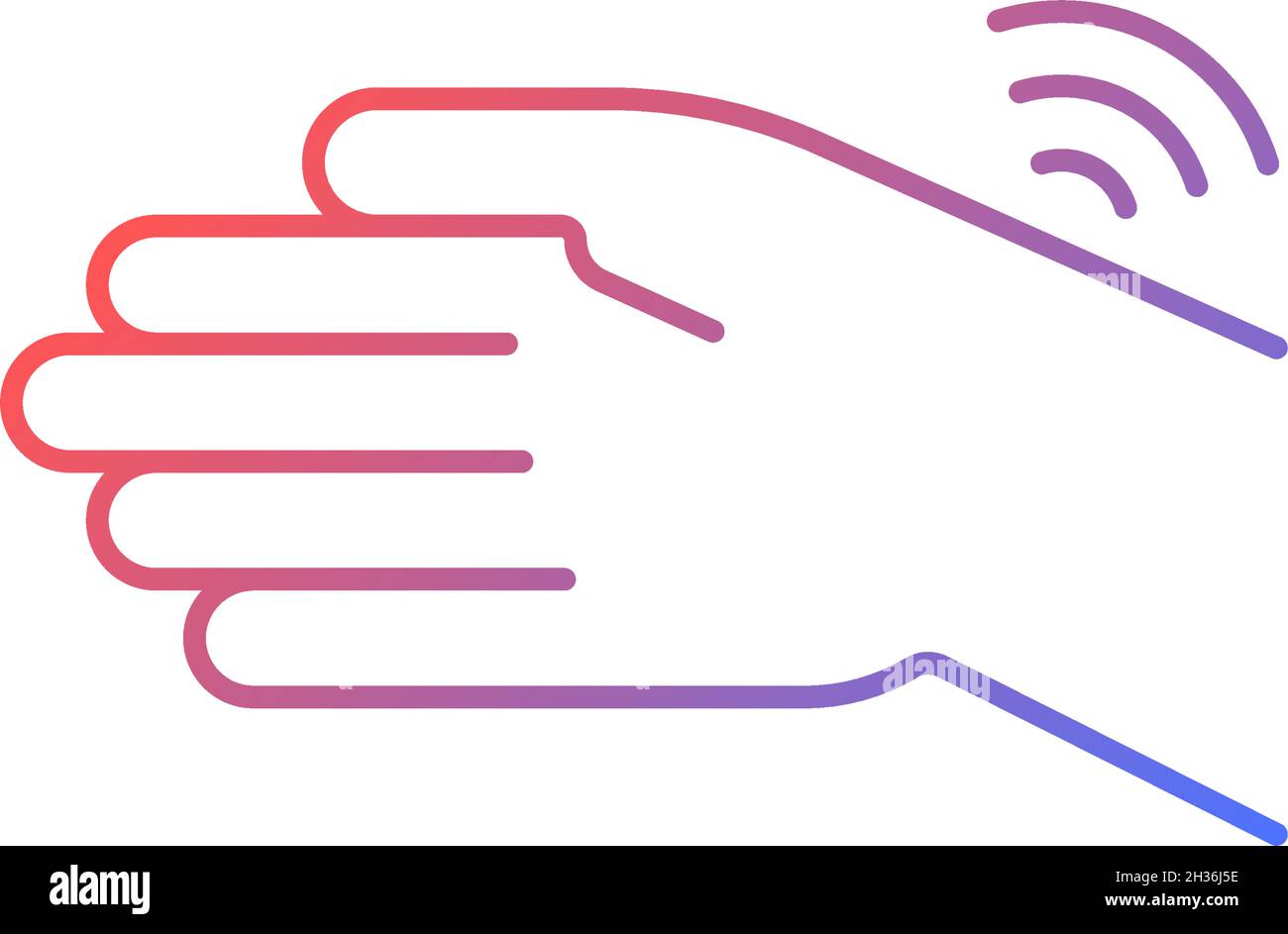 Wrists rheumatism gradient linear vector icon Stock Vector Image & Art ...