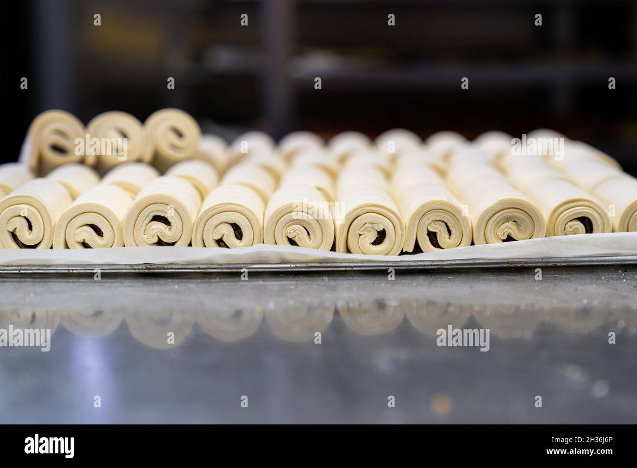 Bakery preparing and selling tasty pastries Stock Photo - Alamy
