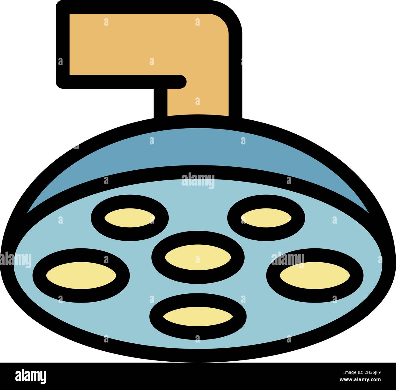Laboratory medical lamp icon. Outline laboratory medical lamp vector ...