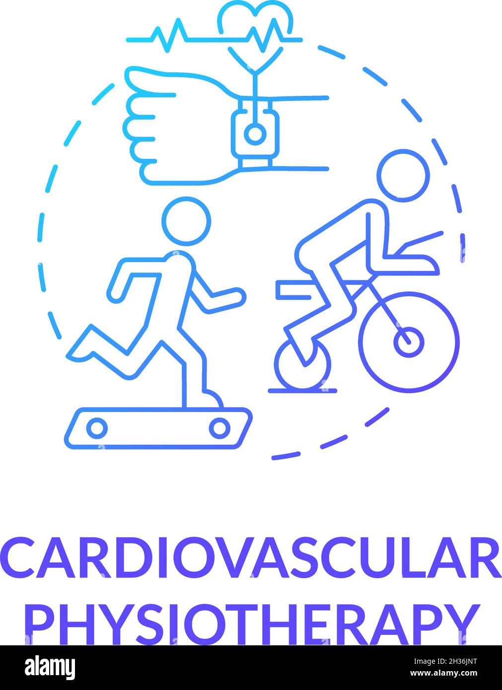 Cardiovascular rehabilitation Stock Vector Images - Alamy