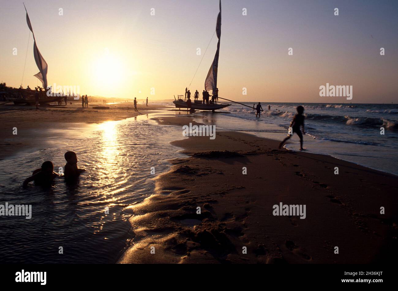 BRAZIL. CEARA REGION. REDONDA BEACH Stock Photo - Alamy