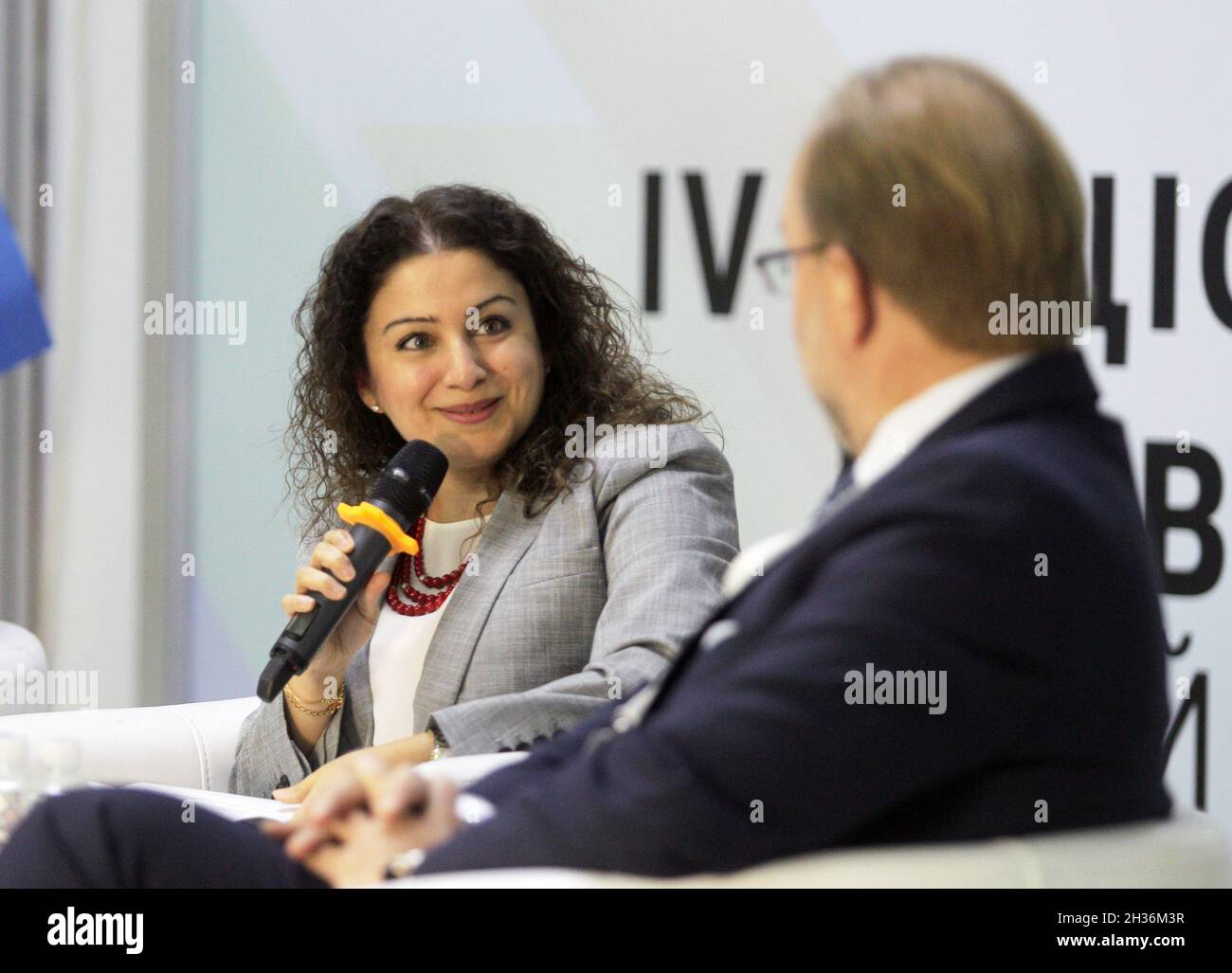 Non Exclusive: KYIV, UKRAINE - OCTOBER 26, 2021 - UNDP Deputy Resident ...