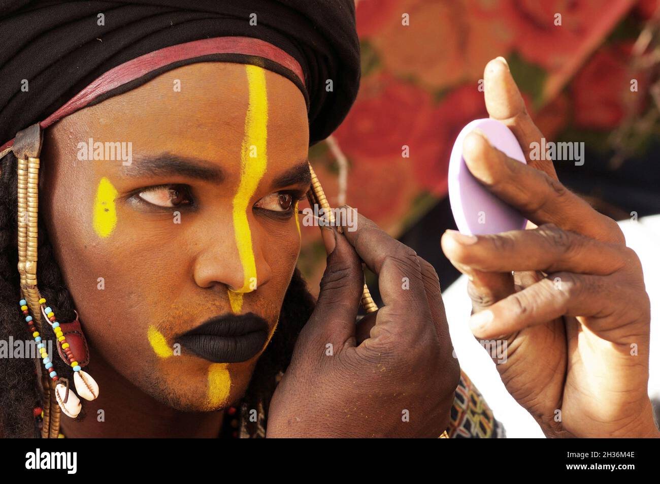 NIGER. TAGAYET. THE PREPARATION OF THE WODAABE OR BORORO WHICH WHICH ...