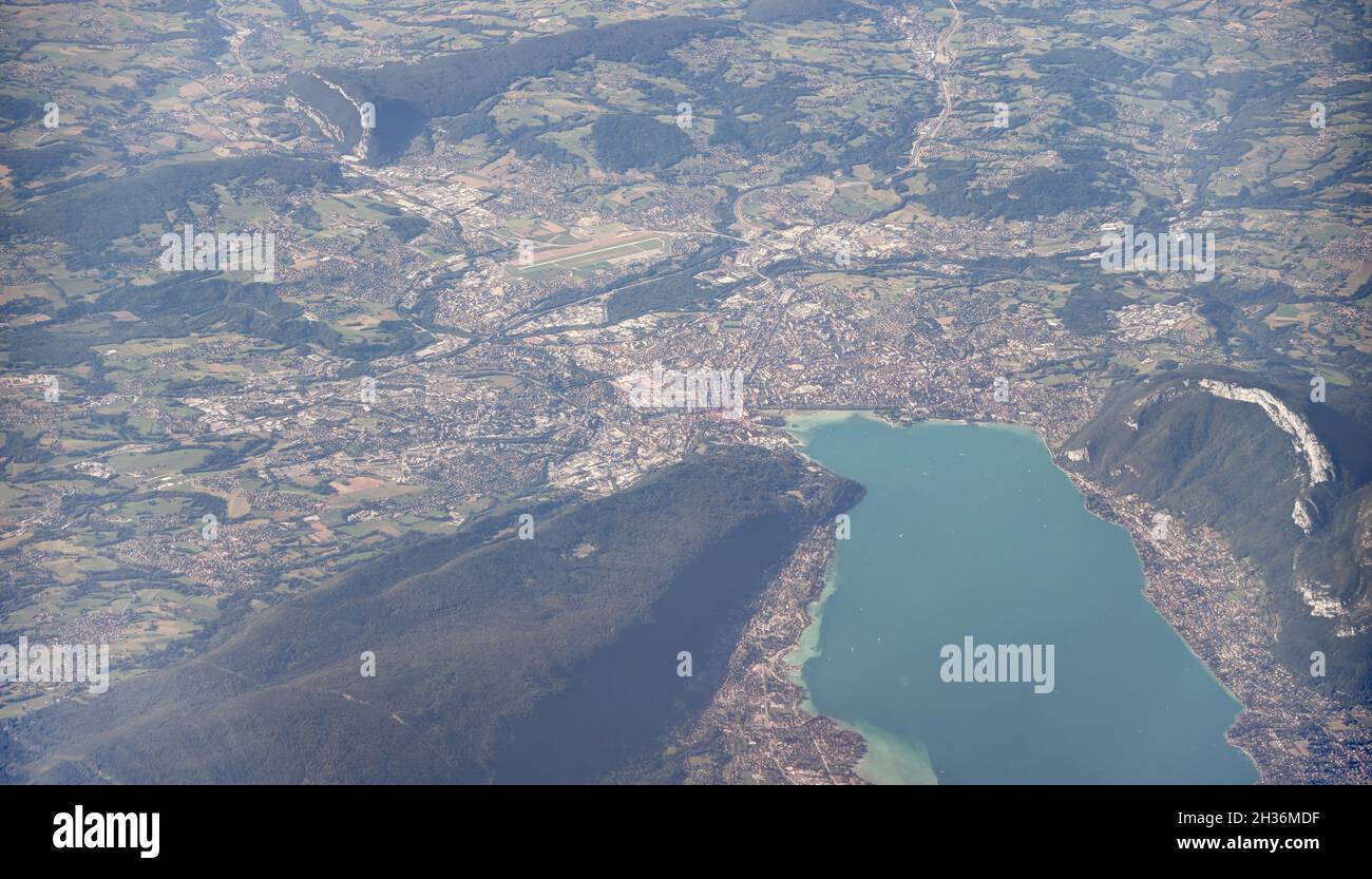 Annecy from above, HDR Image Stock Photo - Alamy