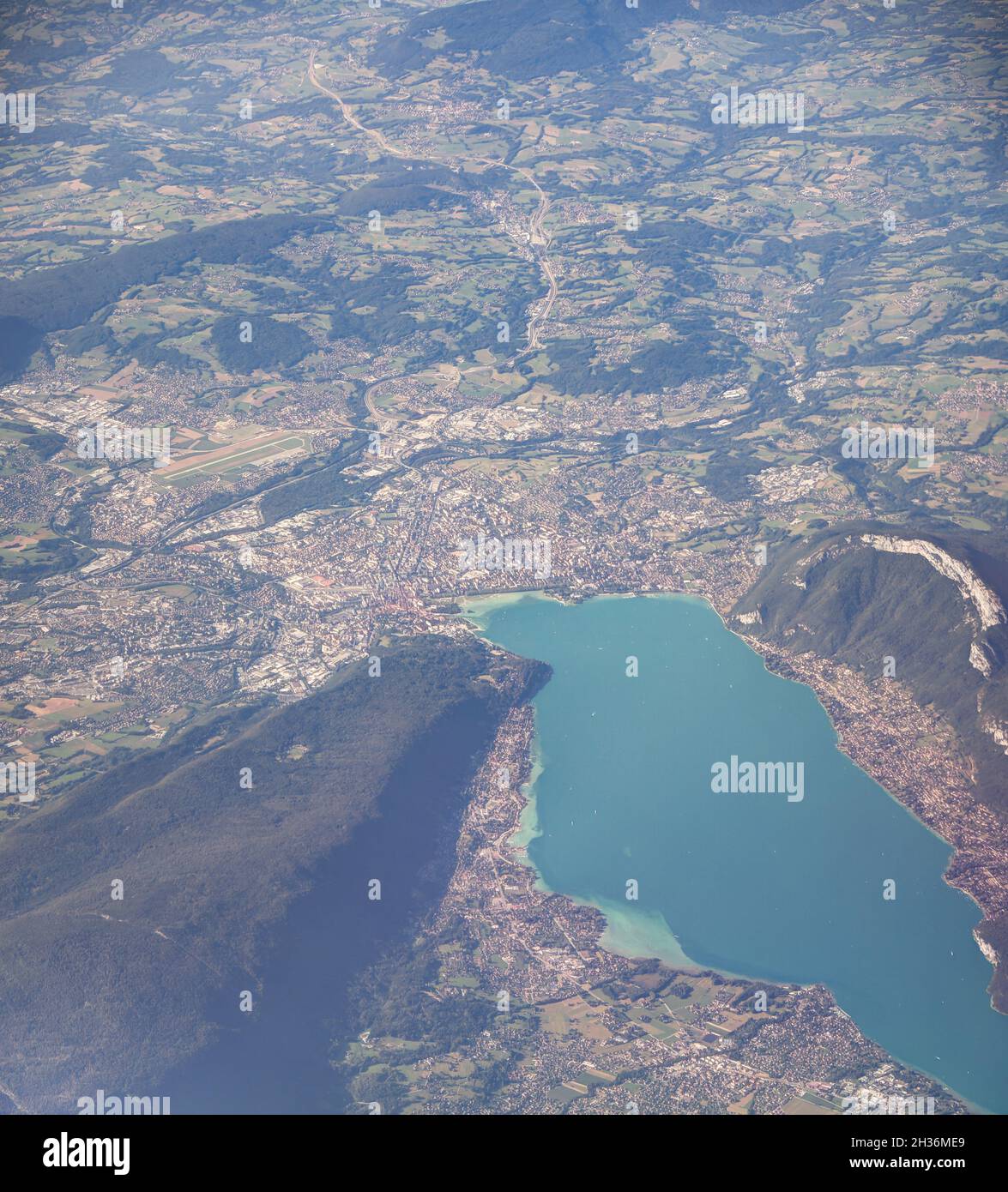 Lake annecy from forest hi-res stock photography and images - Alamy