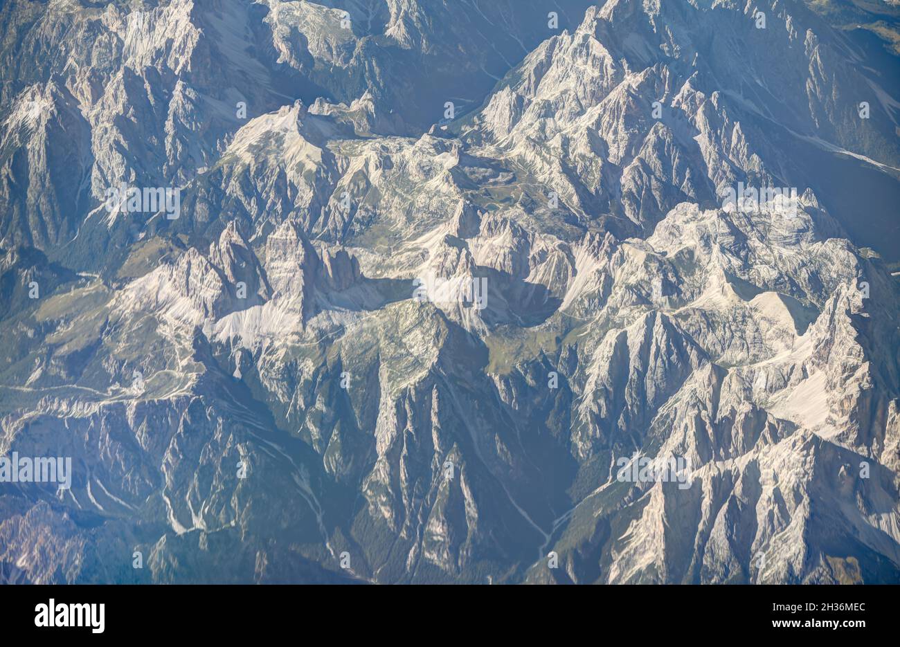 Italian Alps from above, HDR Image Stock Photo - Alamy