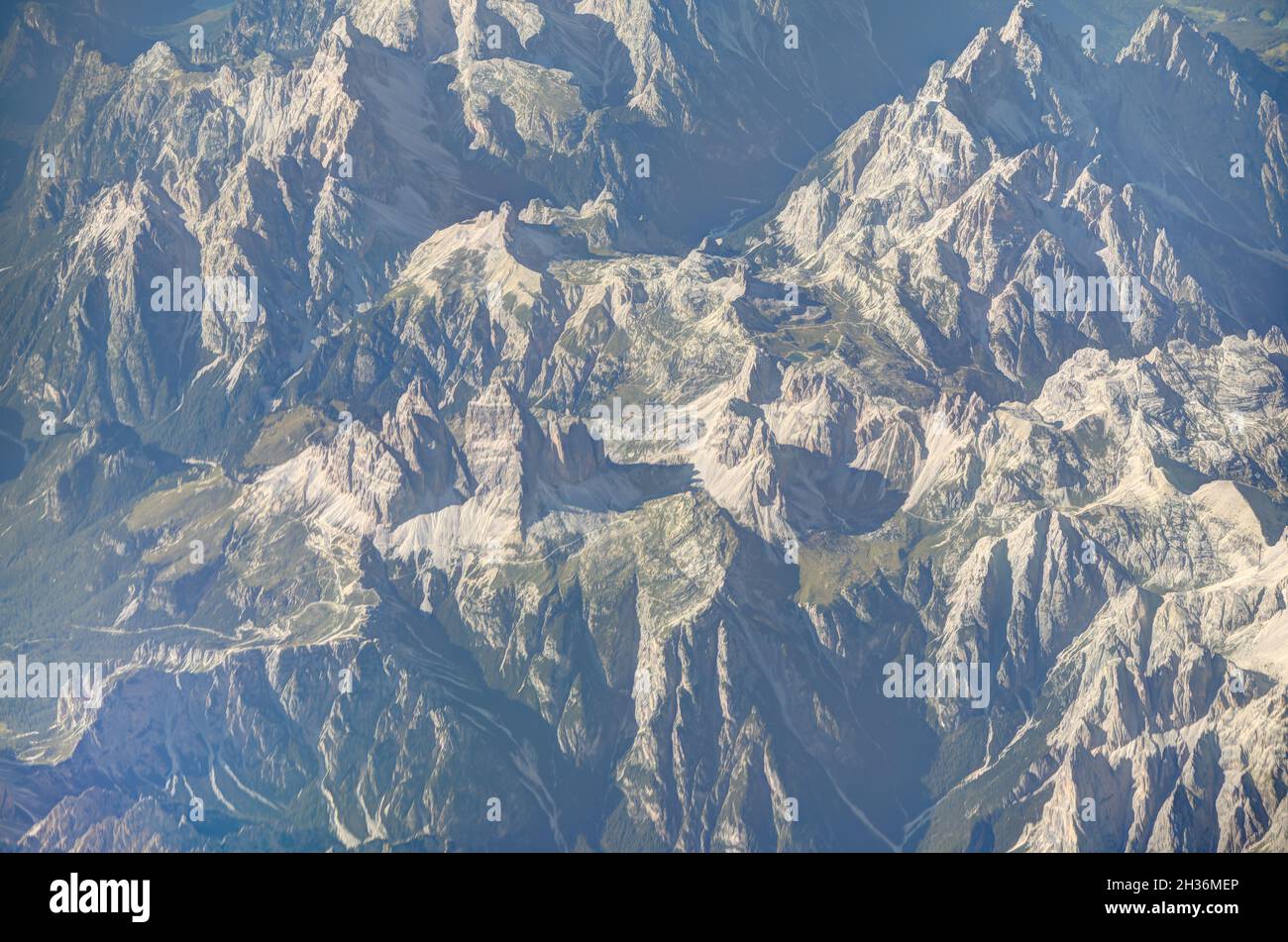 Italian Alps from above, HDR Image Stock Photo - Alamy