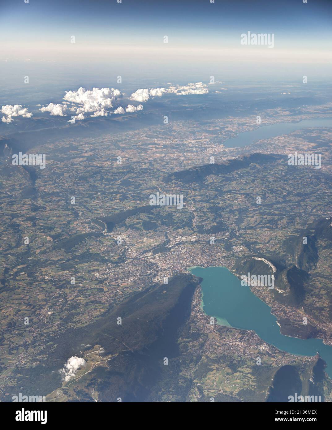 Annecy from above, HDR Image Stock Photo - Alamy