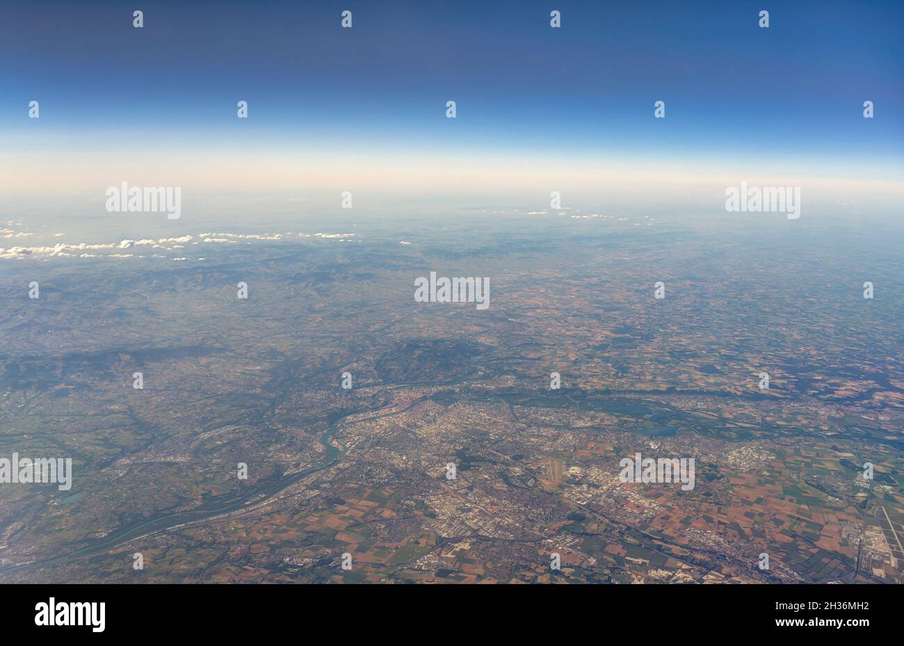 Lyon from above, France Stock Photo - Alamy