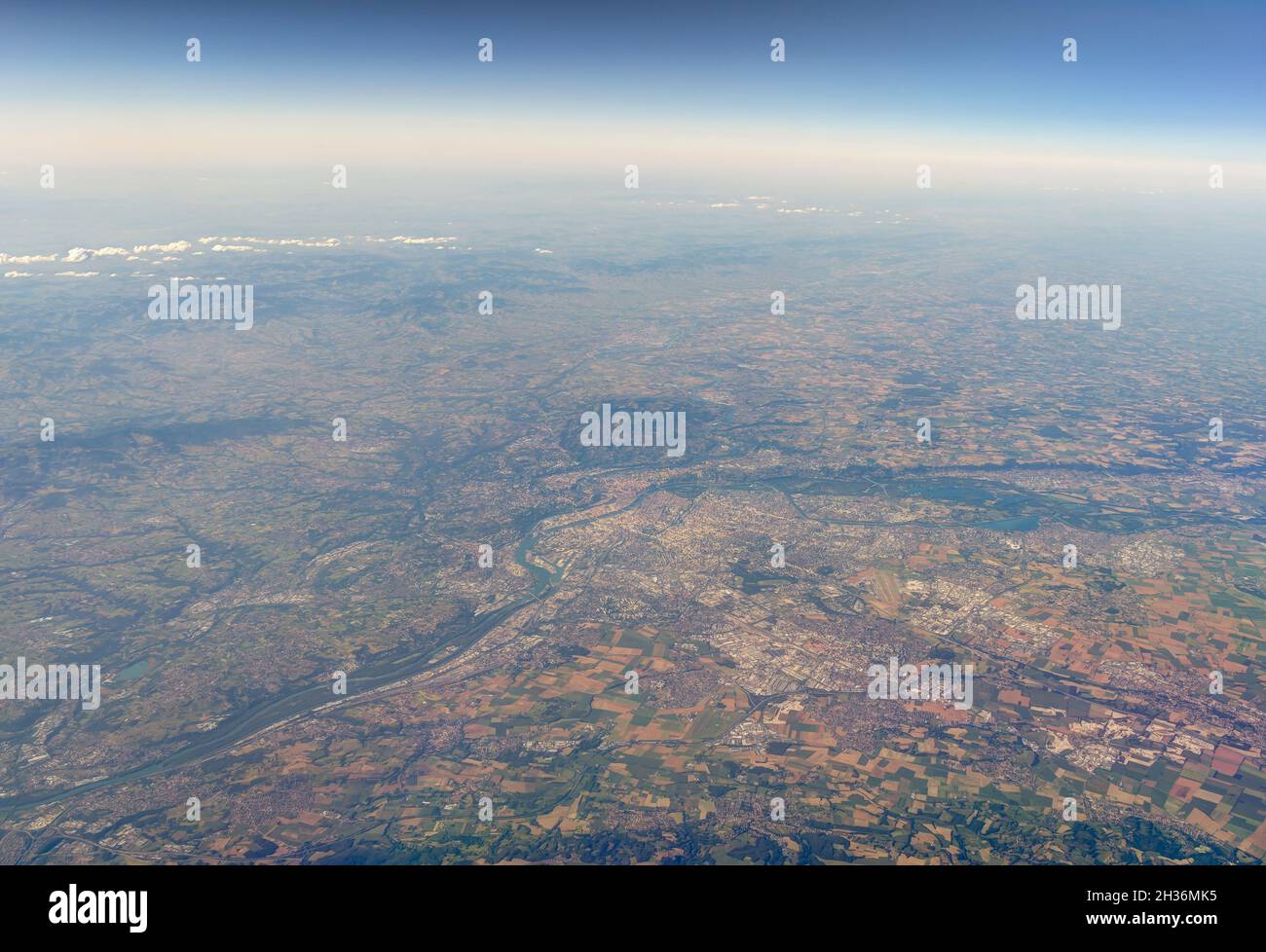 Lyon from above, France Stock Photo - Alamy