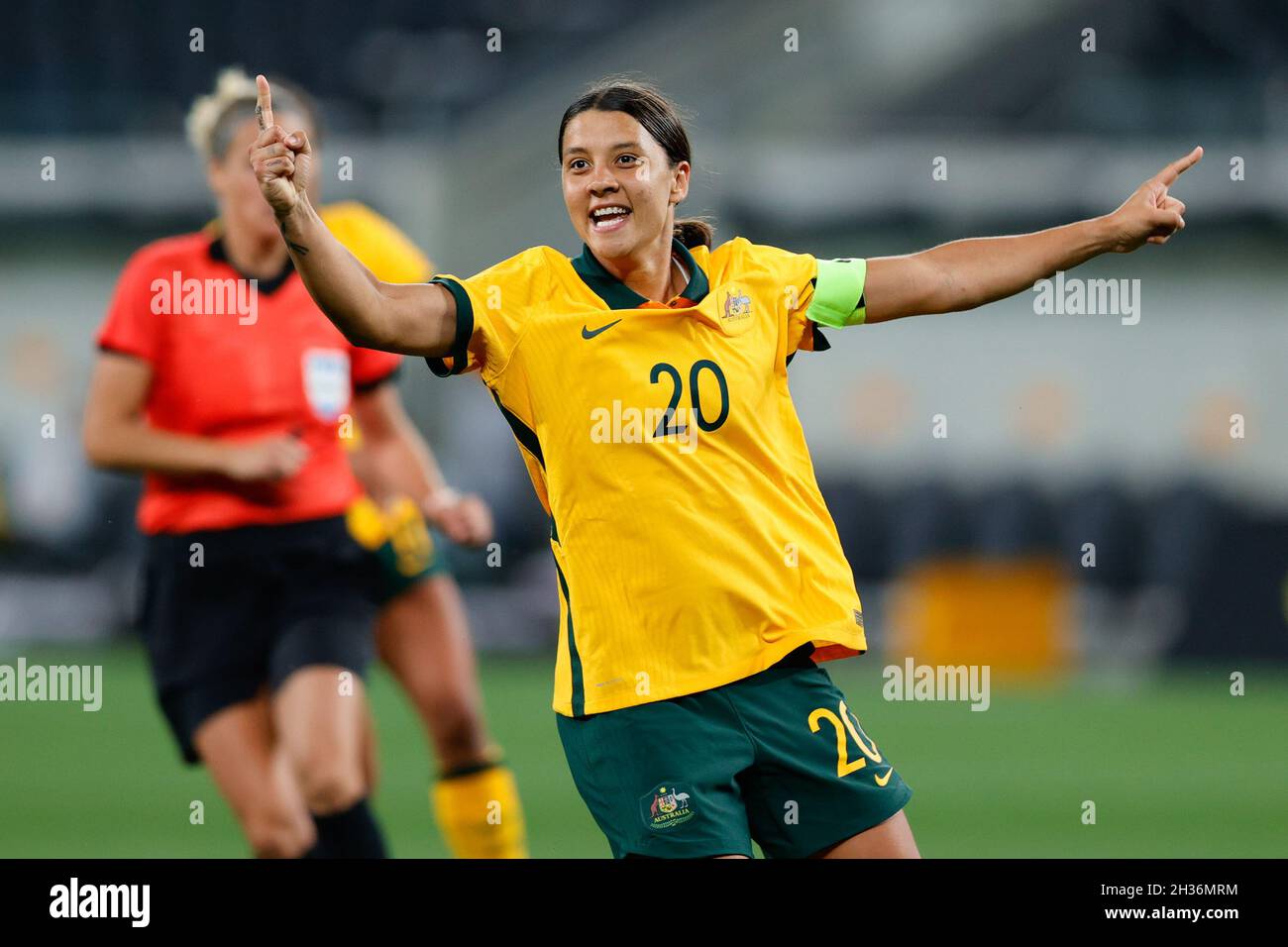 Sam kerr matildas celebrates hi-res stock photography and images - Alamy