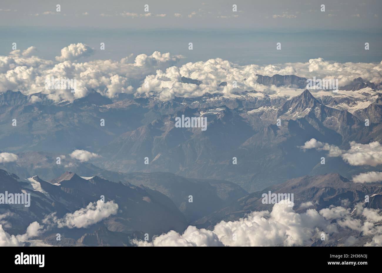 Italian Alps from above, HDR Image Stock Photo - Alamy