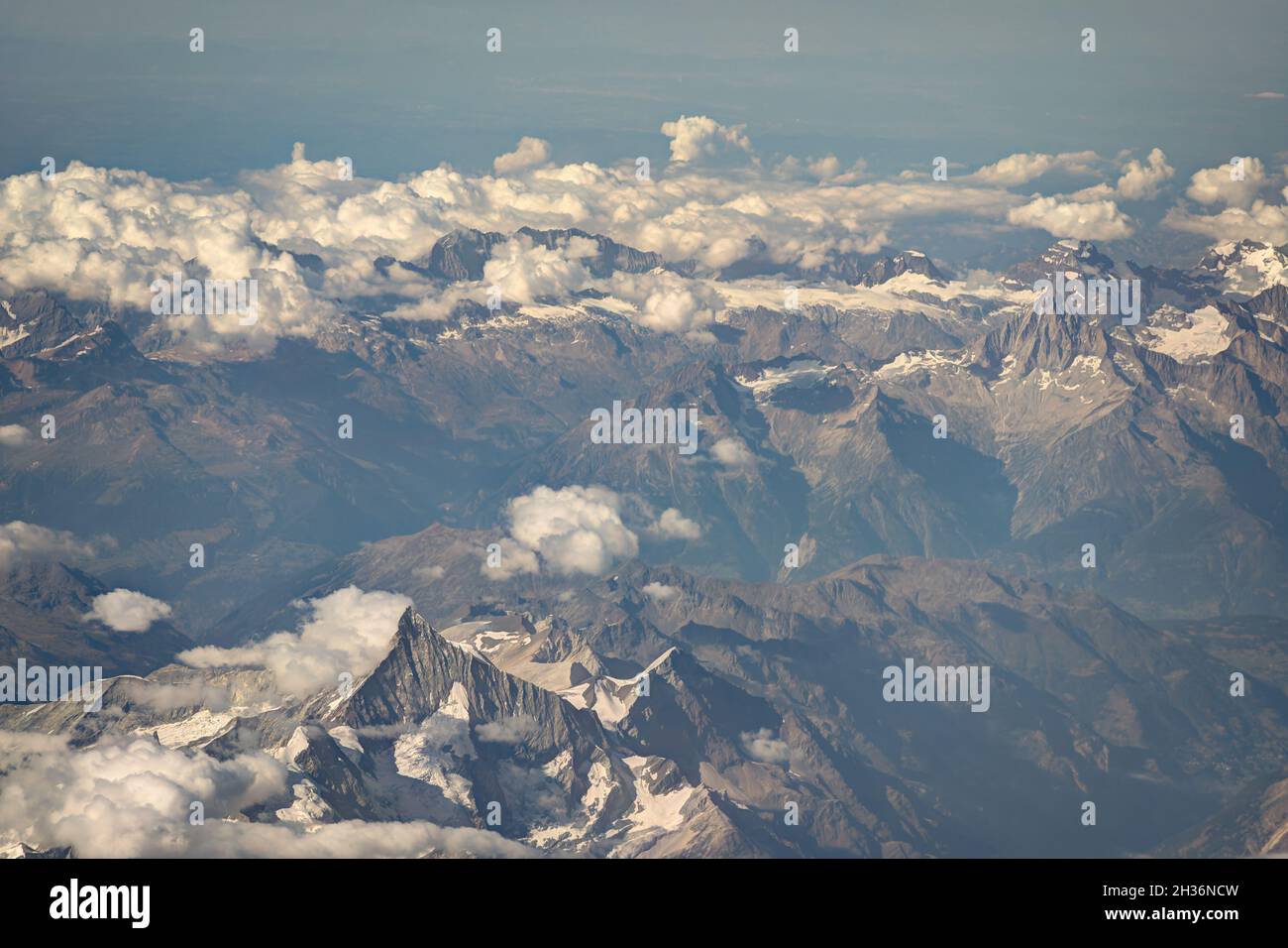 Italian Alps from above, HDR Image Stock Photo - Alamy