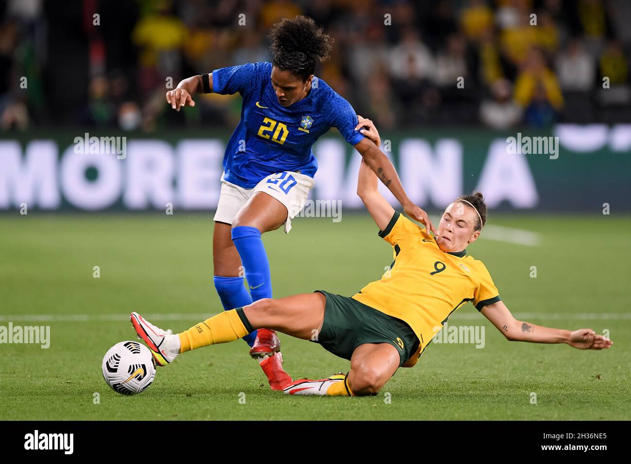 Sydney, Australia, 26 October, 2021. Caitlin Foord of Australia and ...
