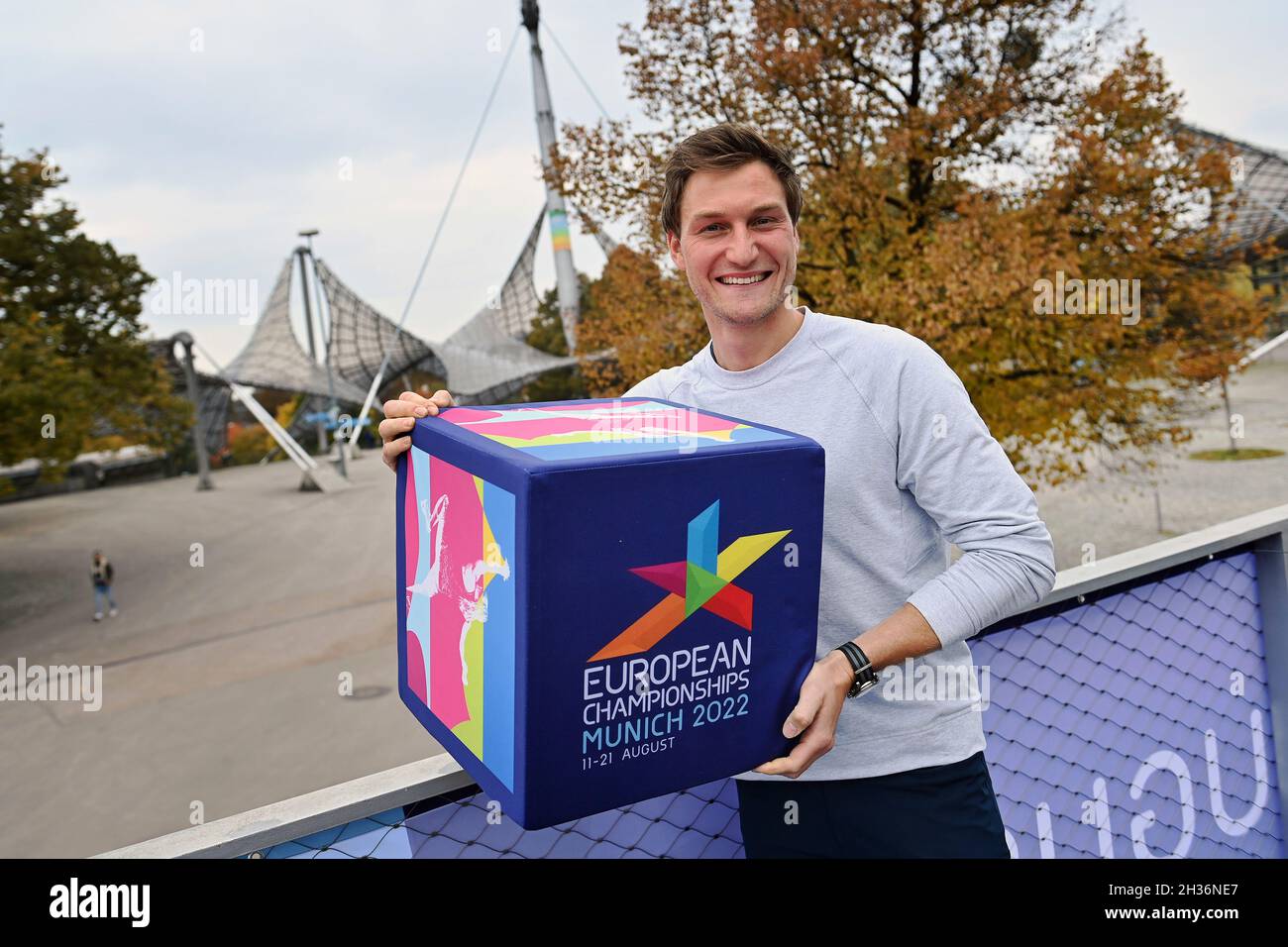 Munich, Deutschland. 26th Oct, 2021. Javelin thrower Thomas ROEHLER ...