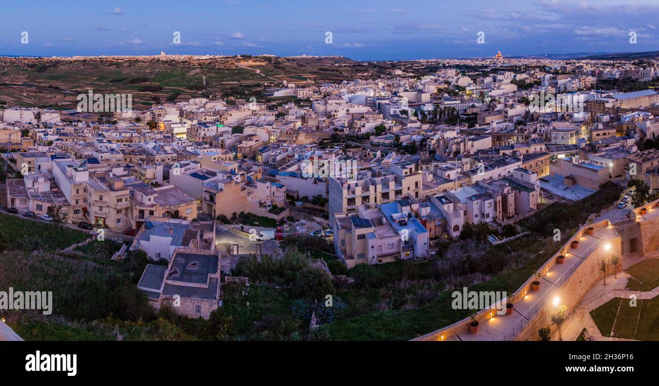 Gozo cathedral aerial hi-res stock photography and images - Alamy