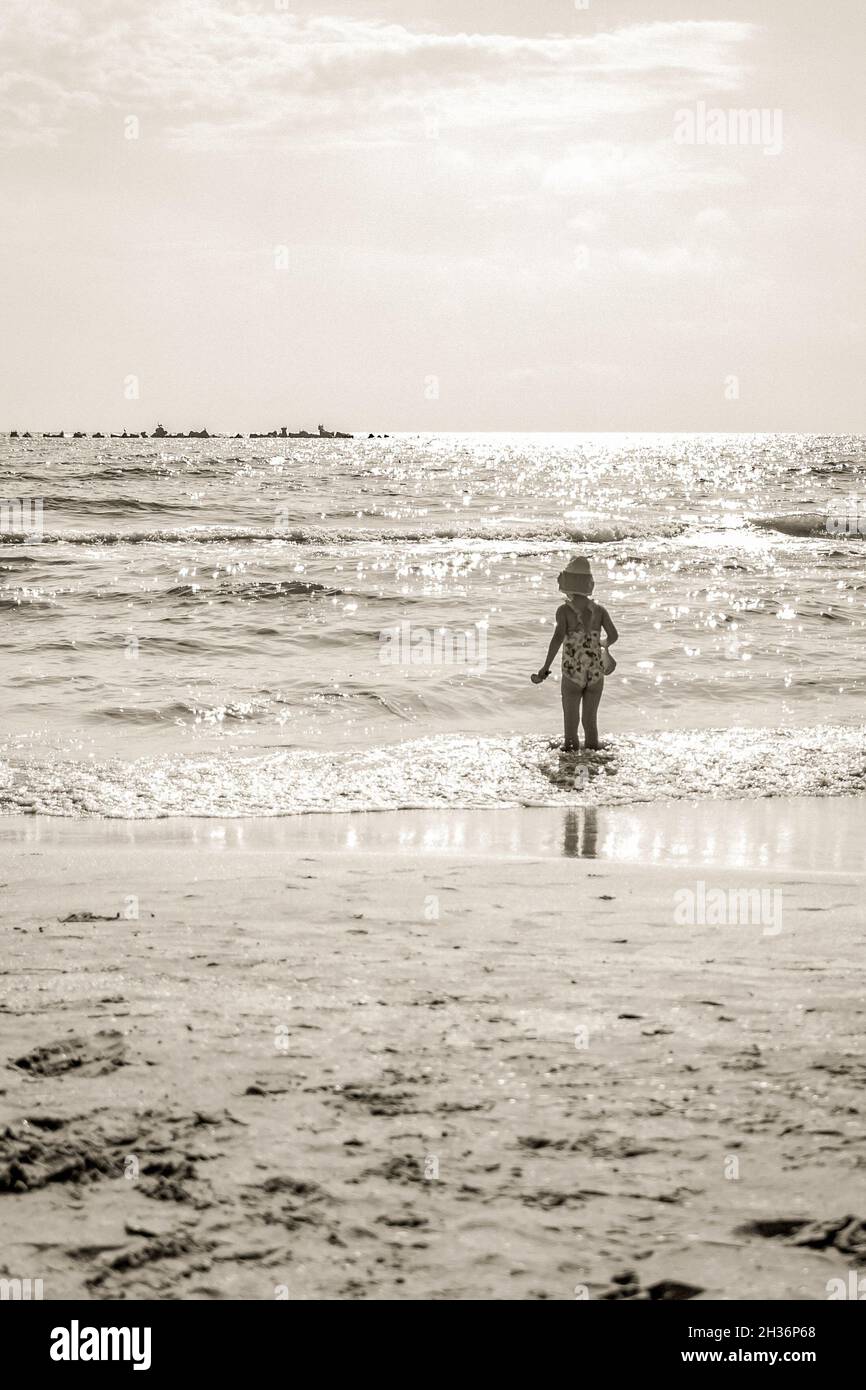 Person in the sea Stock Photo - Alamy