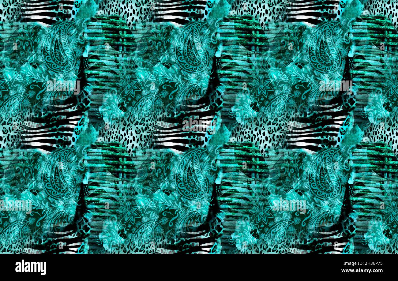 seamless fabric print pattern, colorful designs, dress patterns Stock ...