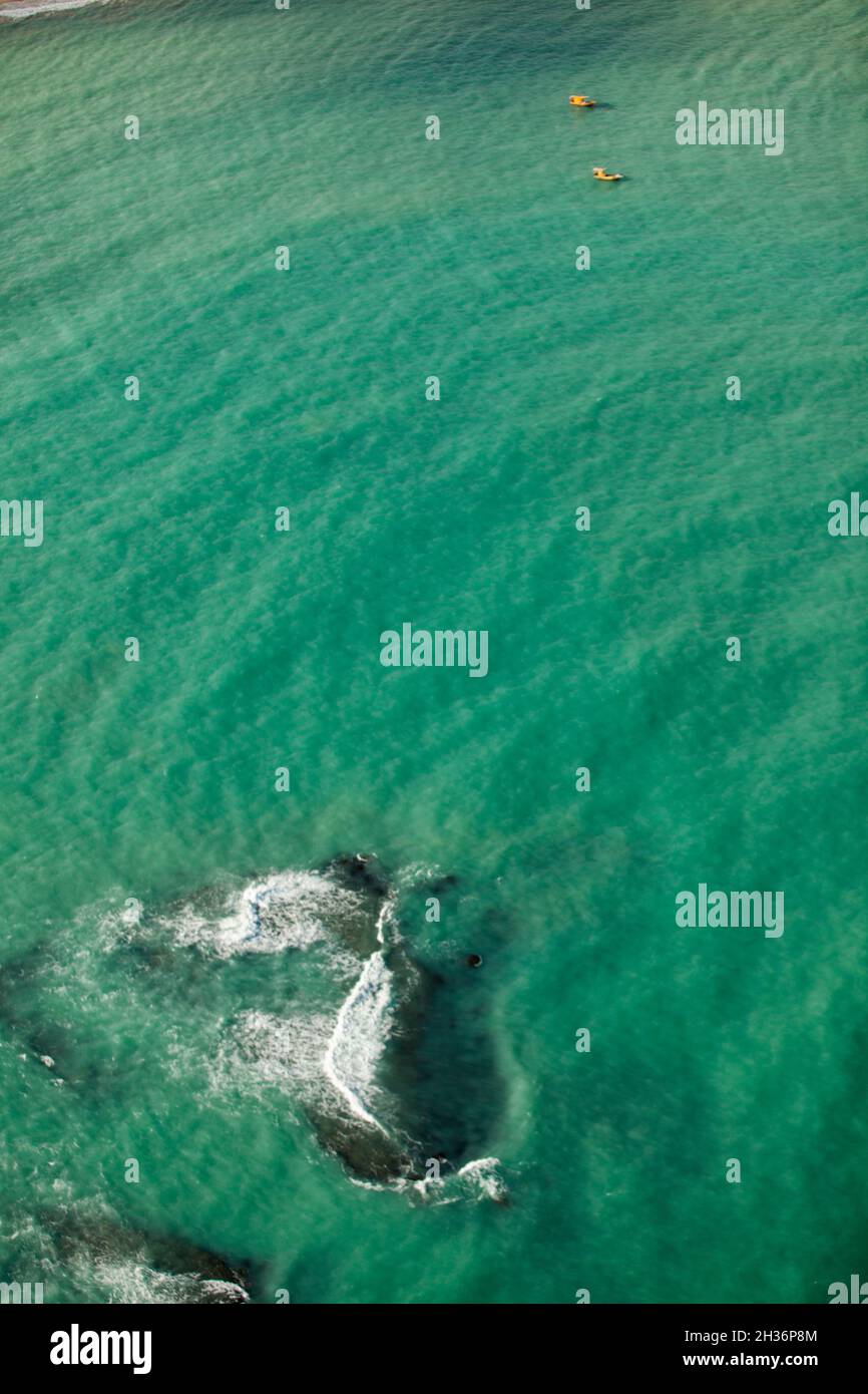Aerial view of boats in the sea in Brazil Stock Photo - Alamy