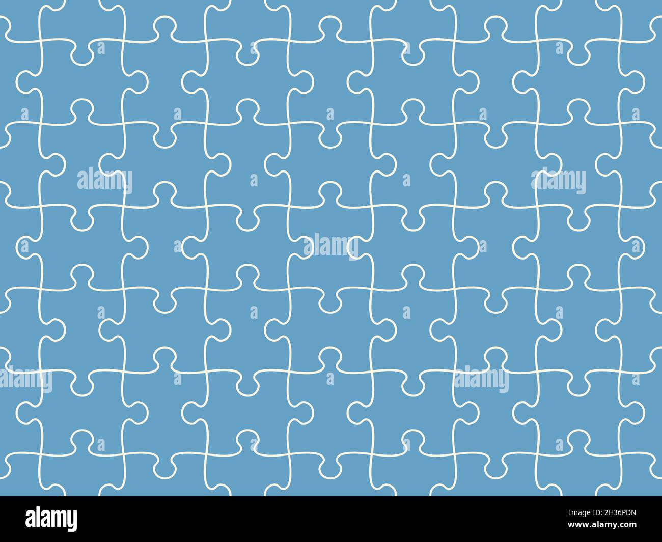 Seamless pattern of completed puzzle pieces grid Stock Vector Image ...