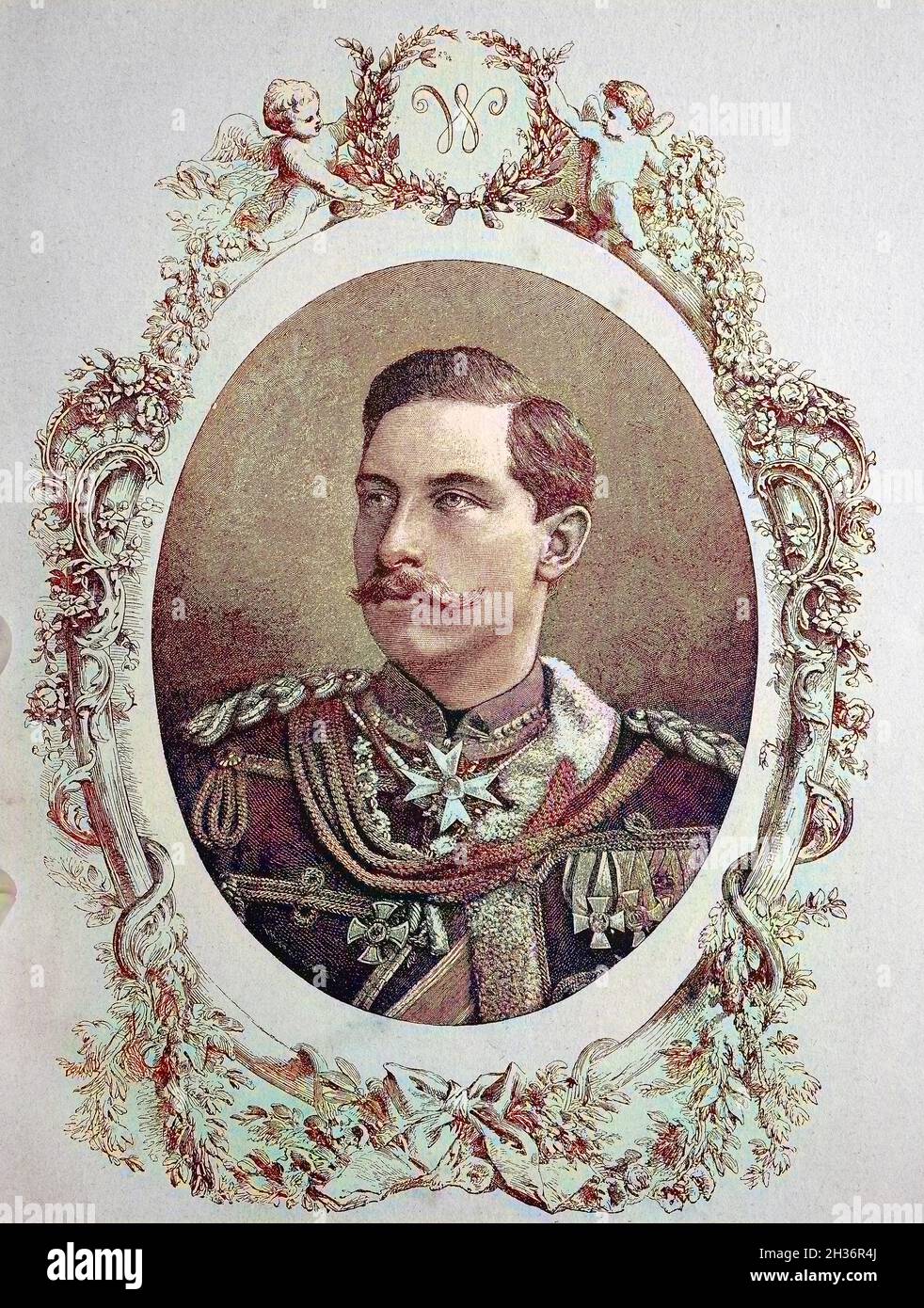 Wilhelm, German Crown Prince, German Kronprinz Wilhelm von Preussen, 6 ...