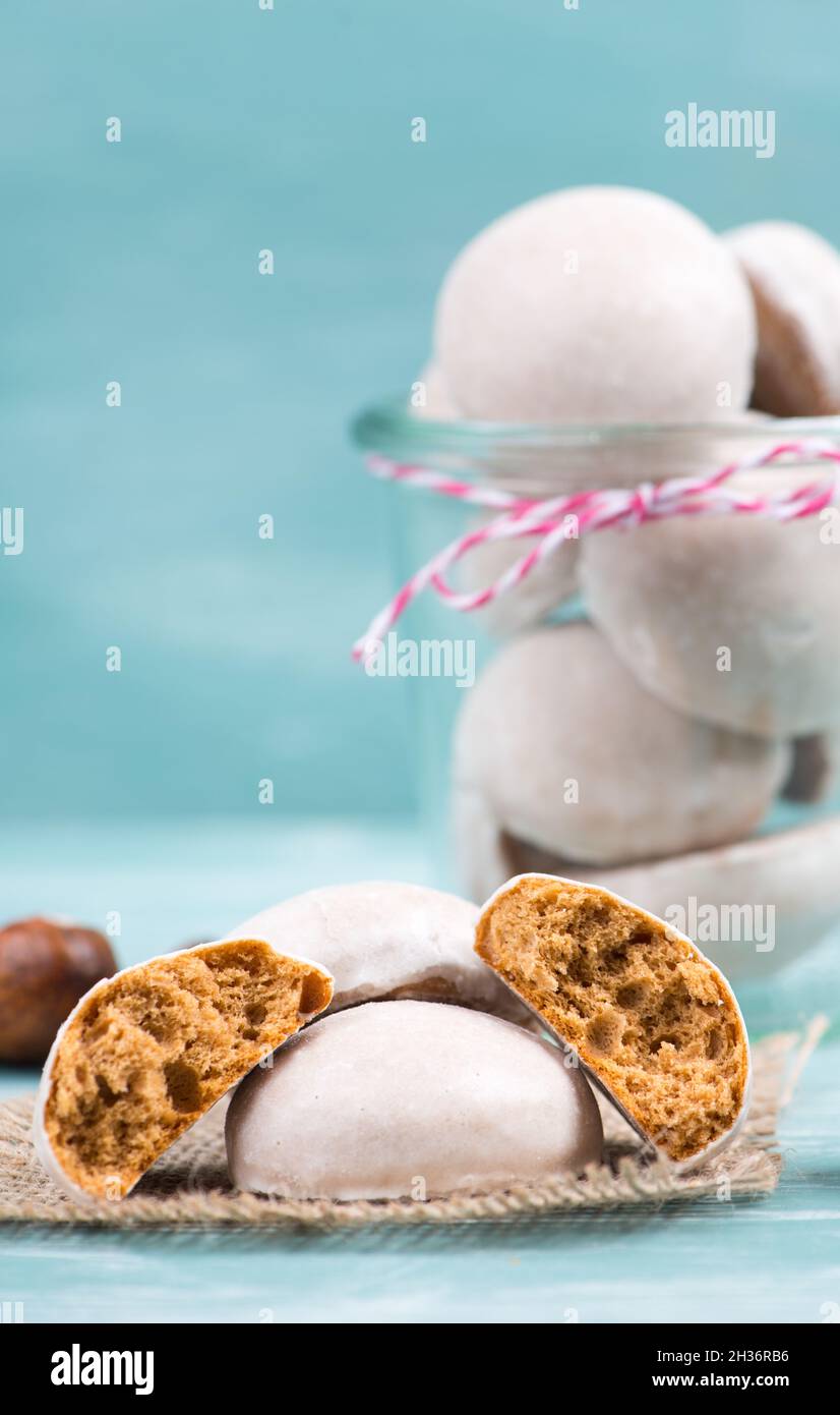 Pepper nuts, traditional german christmas sweets, nuremberg gingerbread ...